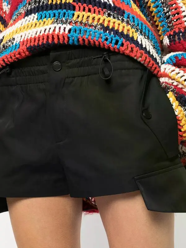 Monse Smocked-detail Cargo Shorts