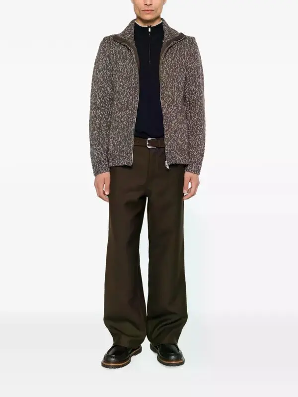 Sandro Zip-fastening Knitted Cardigan