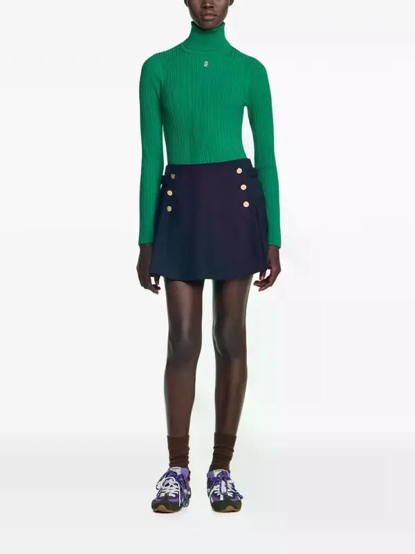 Sandro Pleated Mini Skorts