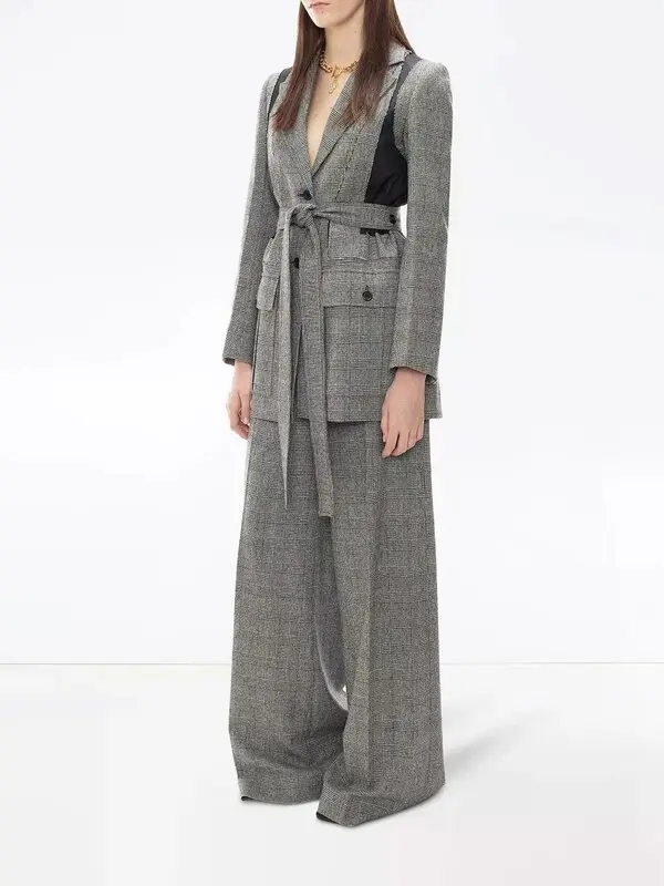 JW Anderson Belted Patchwork Jacket
