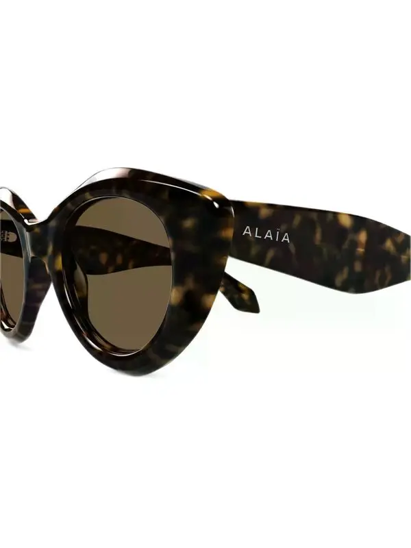 AZZEDINE ALAIA Tortoiseshell-effect Cat-eye Sunglasses