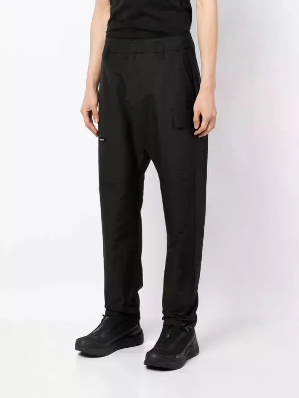 ISO.POETISM Flap-pockets Cotton-blend Parachute Pants
