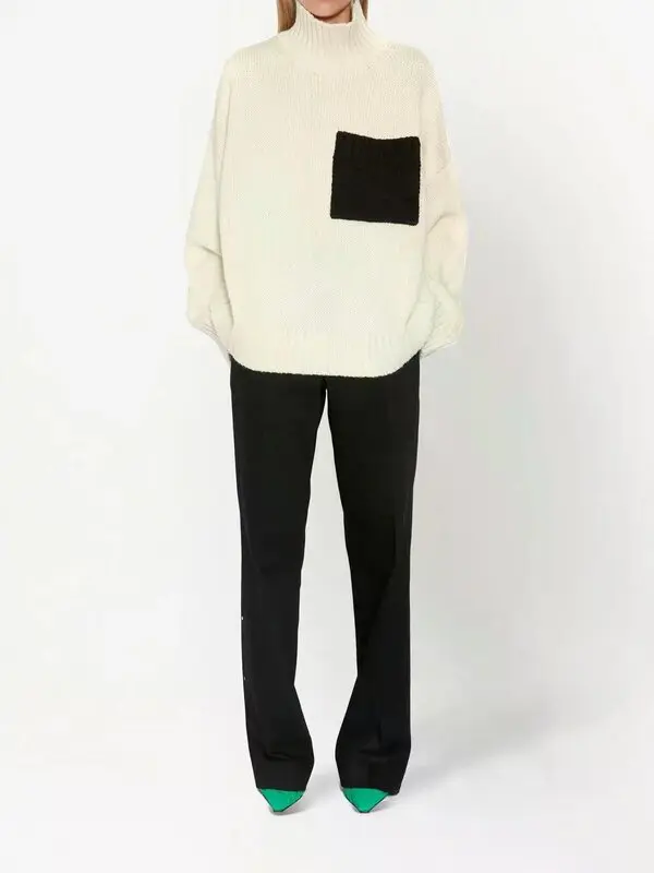 JW Anderson Patch Pocket Roll-neck Jumper