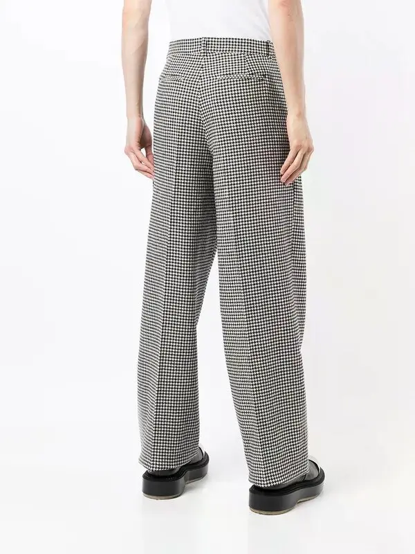 COOL T.M Houndstooth-pattern Straight Trousers