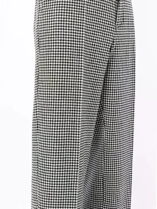 COOL T.M Houndstooth-pattern Straight Trousers