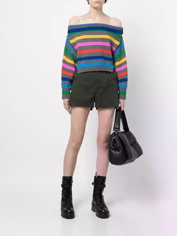 Monse Off-the-shoulder Cropped Jumper