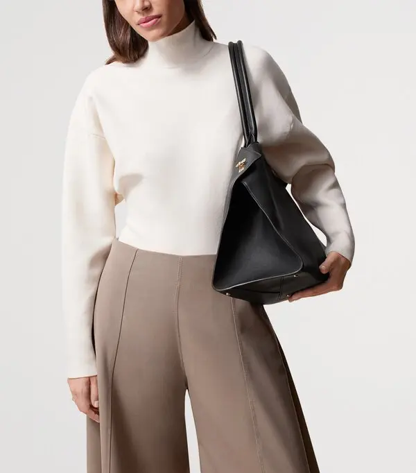Cartier Leather Clash Tote Bag - Black