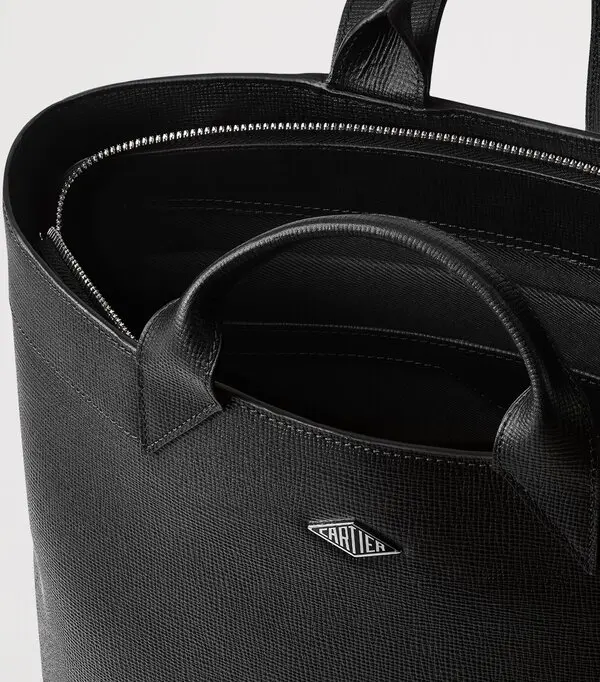 Cartier Leather Losange Backpack