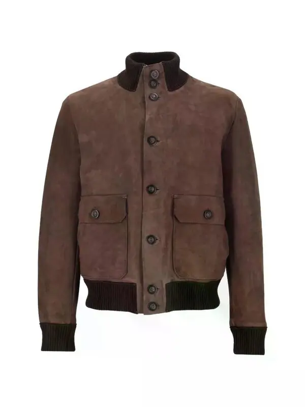 AL DUCA D’AOSTA 1902 Suede Leather Jacket - Brown