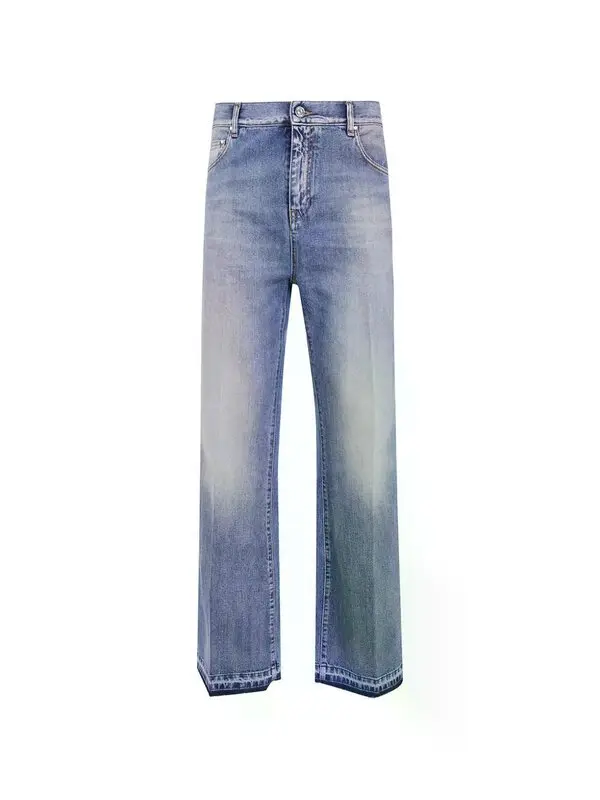 Amiri Faded Flared Jeans - Blue