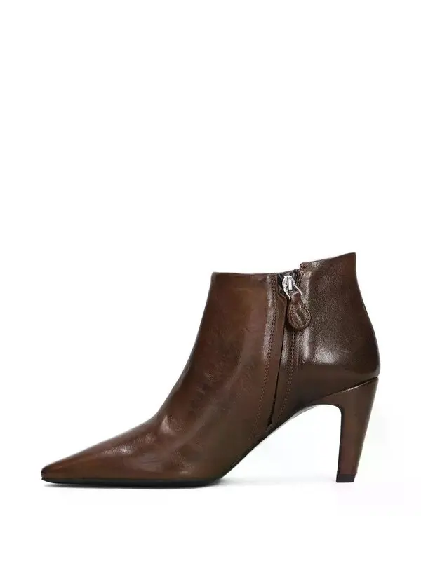 ALCHIMIA Pointed Toe High Heel Ankle Boots