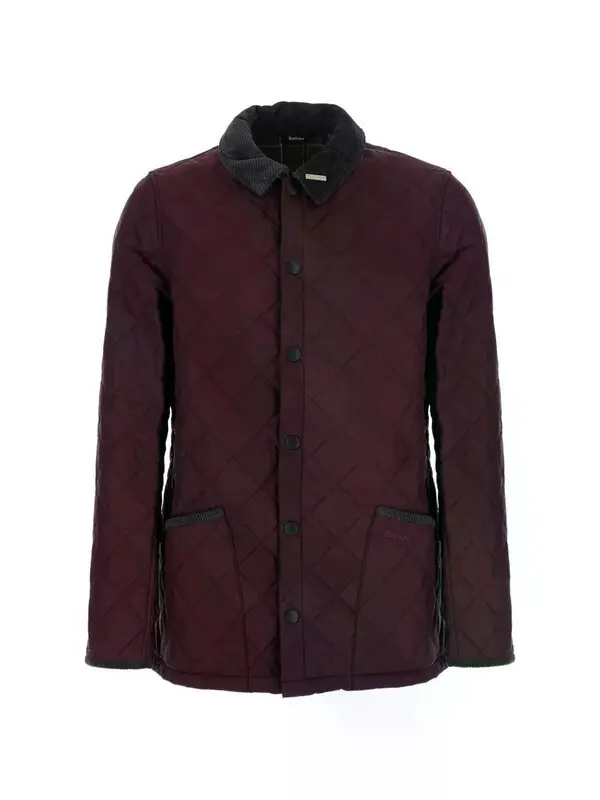 Barbour Icons Heritage Liddesdale Diamond-quilted Jacket - Red
