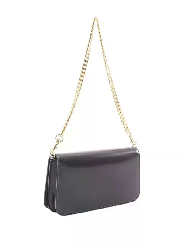 Celine 2000-2026 Shiny Calfskin Triomphe Claude Shoulder Bag