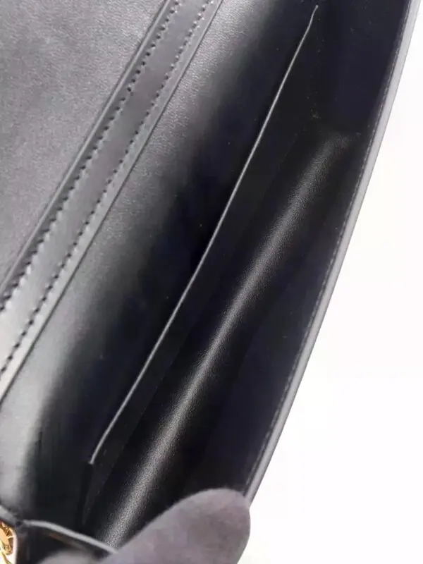 Celine 2000-2026 Shiny Calfskin Triomphe Claude Shoulder Bag