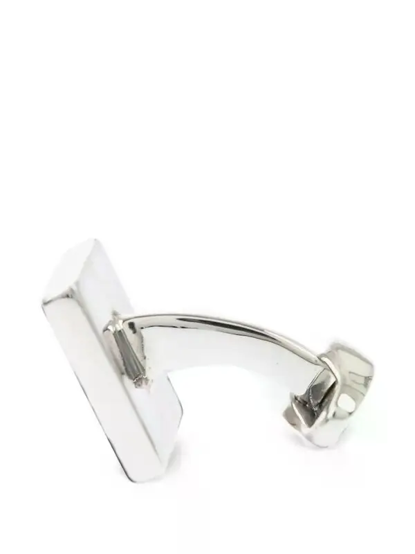 Corneliani Leather Square Cufflinks