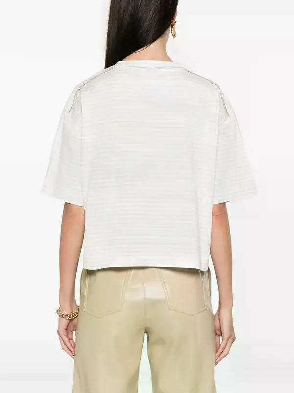 Brunello Cucinelli Striped Cotton T-shirt