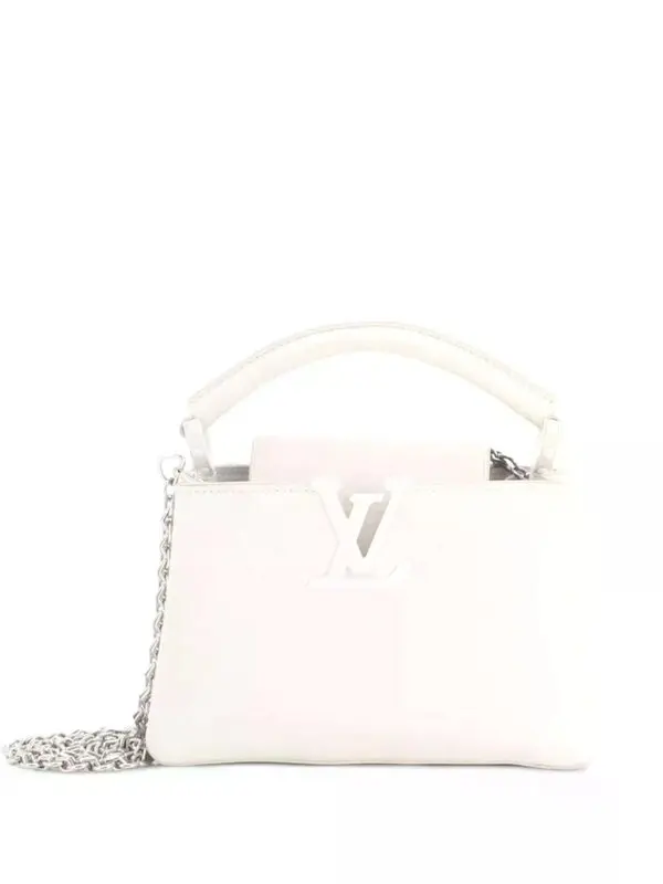 LOUIS VUITTON Capucines Leather Mini Satchel