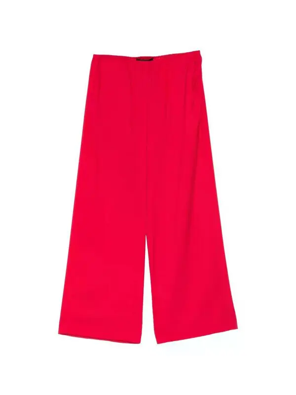 Cynthia Rowley Wide Leg Trousers - Red