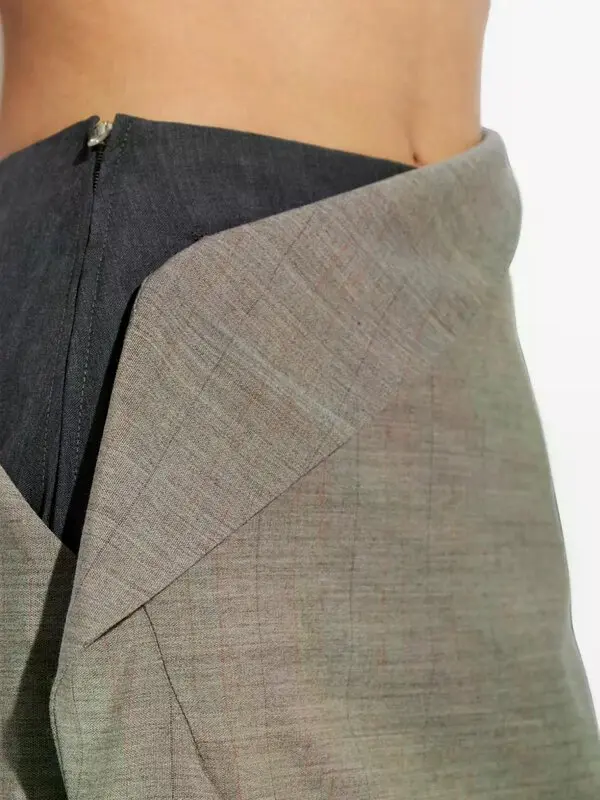 JIL SANDER Check Wrap-style Skirt