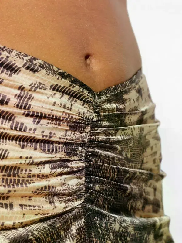 Isabel Marant Étoile Laren Ruched Midi Skirt