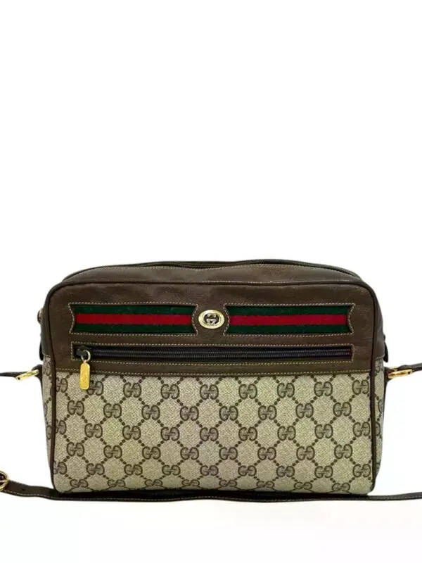 Gucci 1970-1990 Gg Supreme Web Crossbody Bag