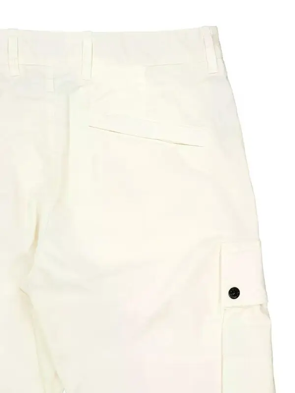 Stone Island L100019 Stretch-organic-cotton Twill Shorts