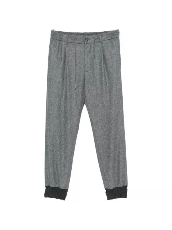 Tagliatore Drawstring-waist Trousers - Grey