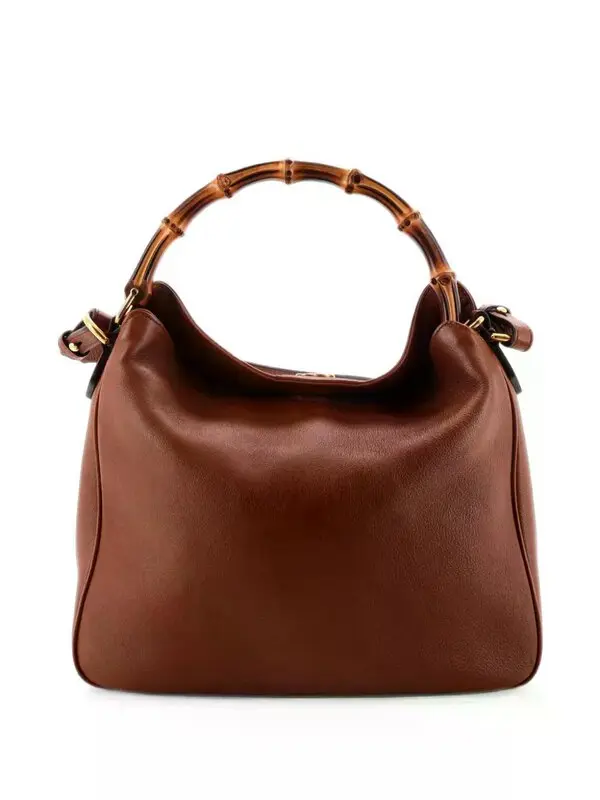 Gucci Diana Nm Bamboo Leather Medium Shoulder Bag