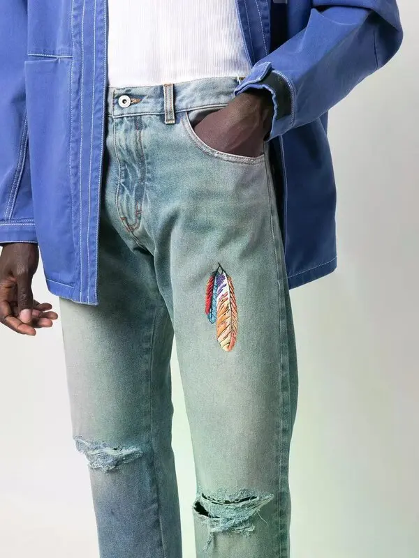 COUNTY OF MILAN Straight-leg Denim Jeans