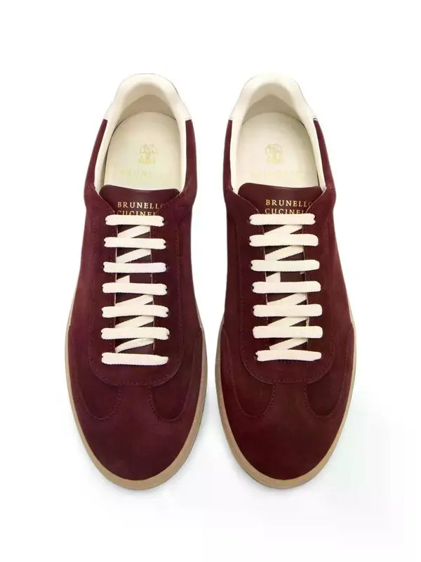 Brunello Cucinelli Sneakers In Burgundy