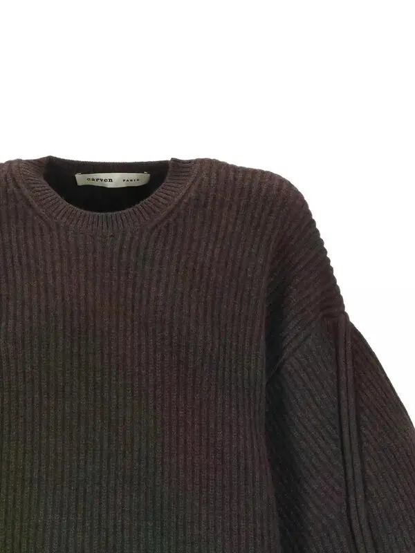 Carven Ribbed-knit Cashmere Sweater