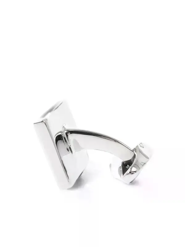 Corneliani Hematite And Crystal Cufflinks