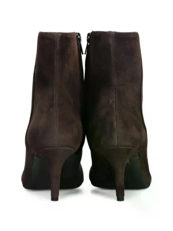 FABIO RUSCONI Calf Suede Pointed-toe Ankle Boots