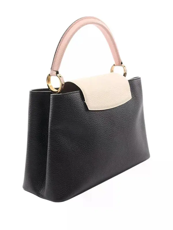 LOUIS VUITTON Taurillon Capucines Pm Satchel