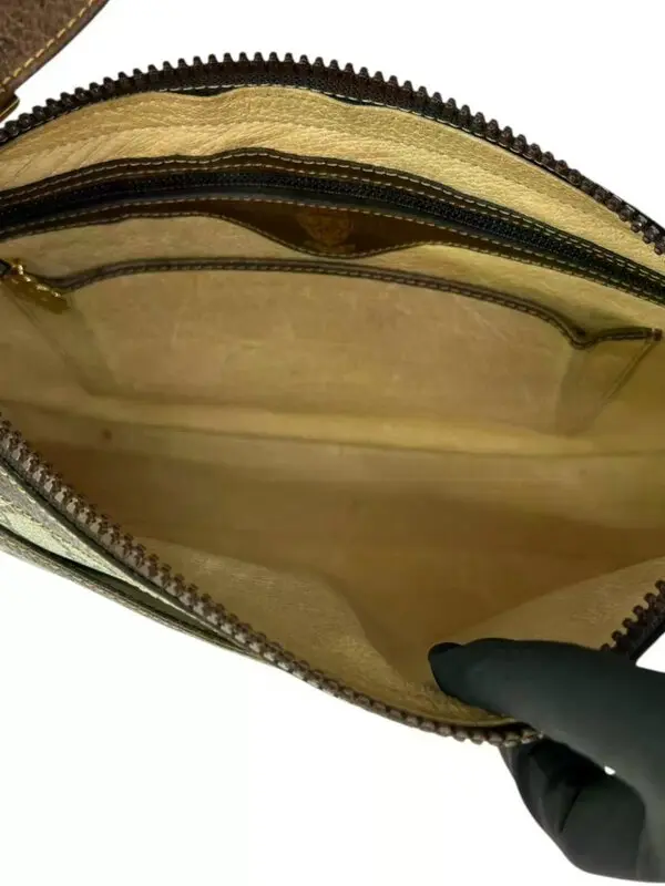 Gucci Gg Supreme Web Crossbody Bag