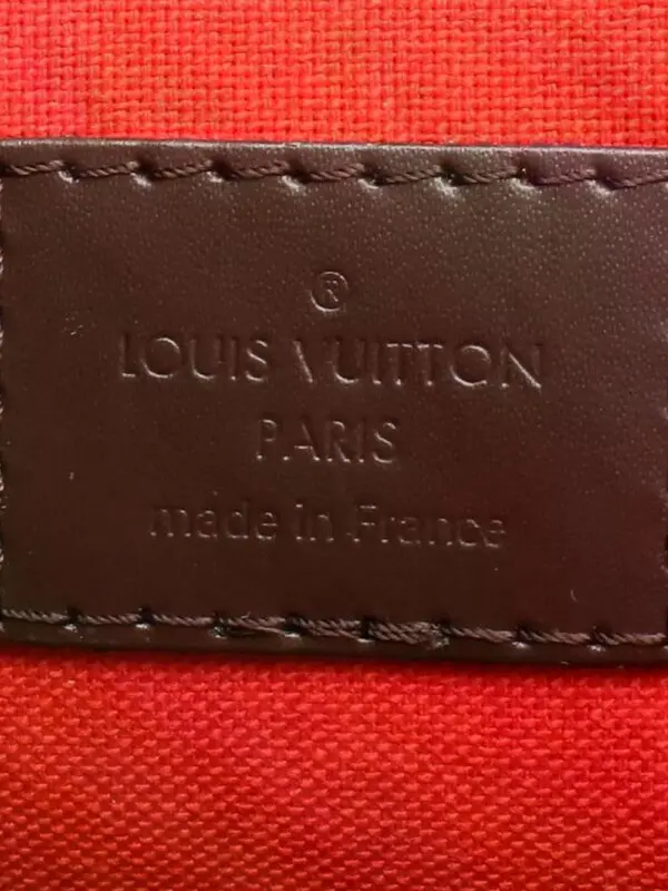 LOUIS VUITTON Damier Ebene Duomo Crossbody Bag