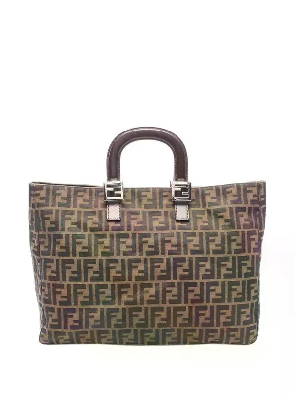 Fendi Zucca Canvas Handbag