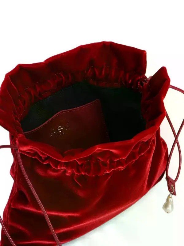 ALEVI MILANO Velvet Drawstring Pouch