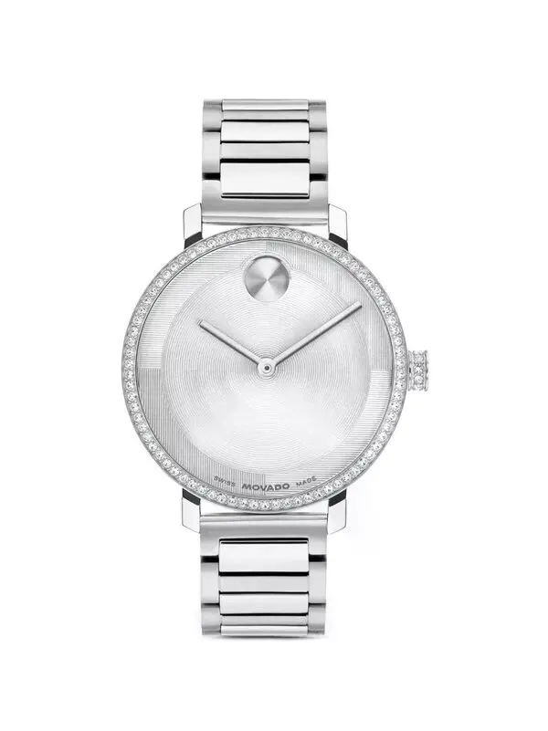 Movado Evolution 2.0 Crystal-embellished Watch - Silver