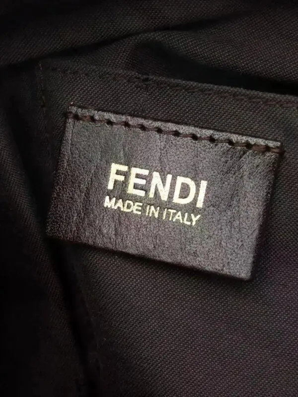 Fendi 2000-2010 Zucca Spalmati Crossbody Bag