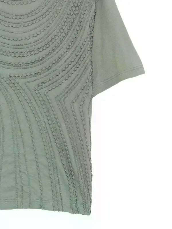 TAAKK Embroidered Crew-neck T-shirt