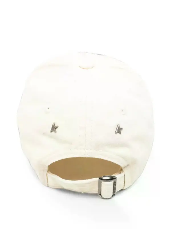 GOLDEN GOOSE Crystal Embellished Logo Patch Cap
