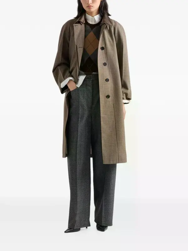 Prada Mouliné Wool Pants