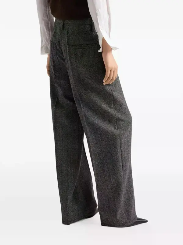 Prada Mouliné Wool Pants