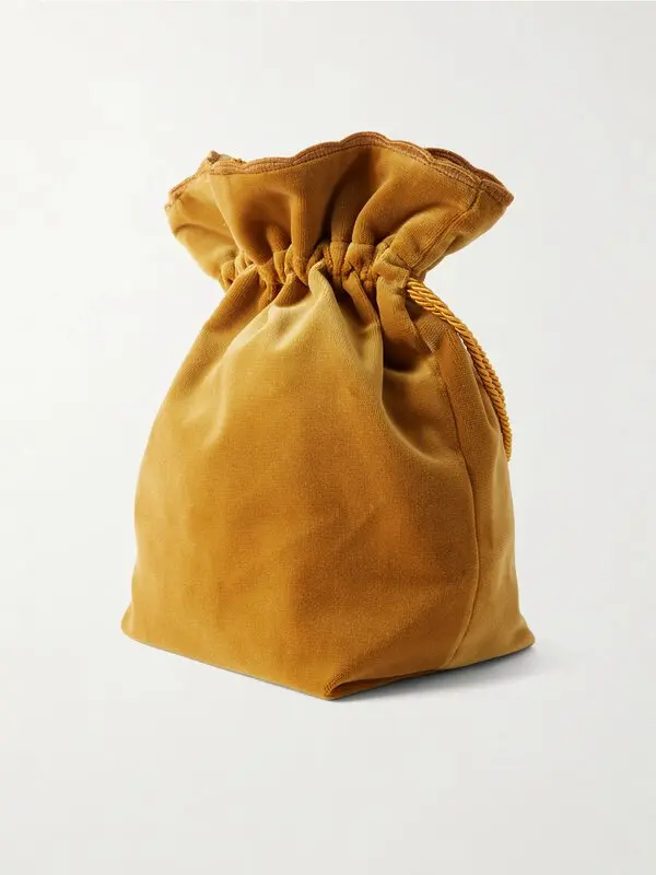 LES VACANCES D’IRINA The Little Velvet Sack Cotton Pouch
