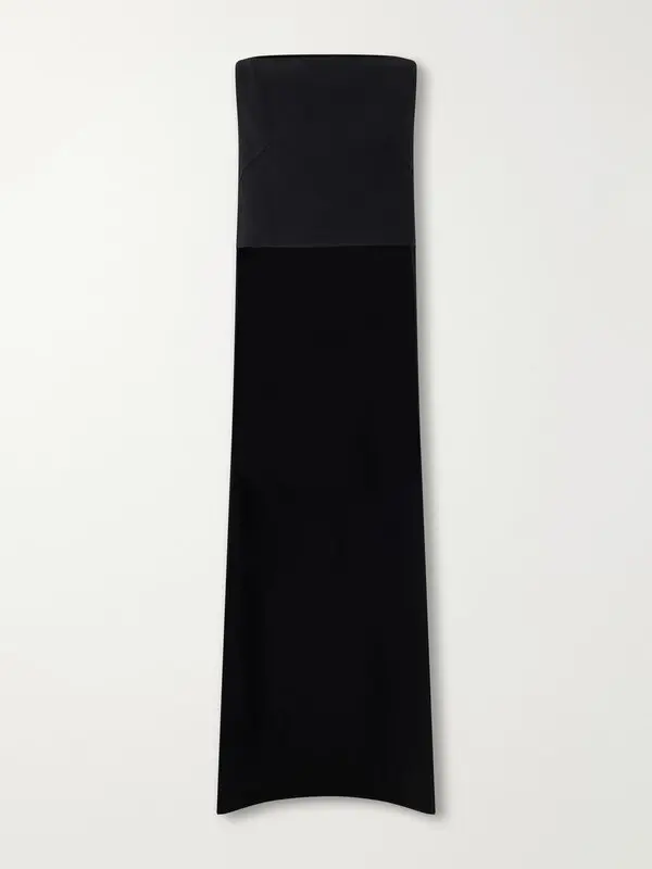 JIL SANDER Cropped Wool-blend Blouse With Train