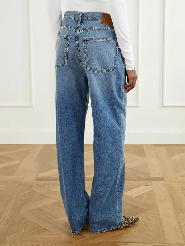 Eterne Saint Boyfriend Distressed Straight-leg Jeans