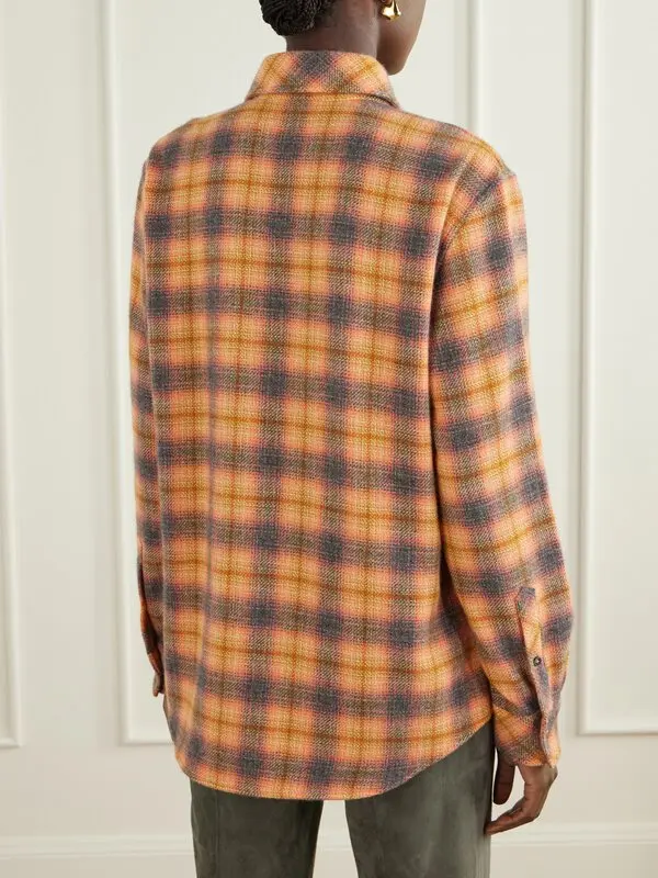 GOD’S TRUE CASHMERE God's True Cashmere Checked Cashmere Shirt