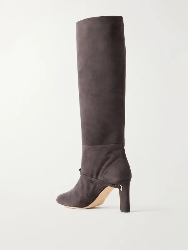 Jennifer Chamandi Samuele 85 Suede Knee-high Boots
