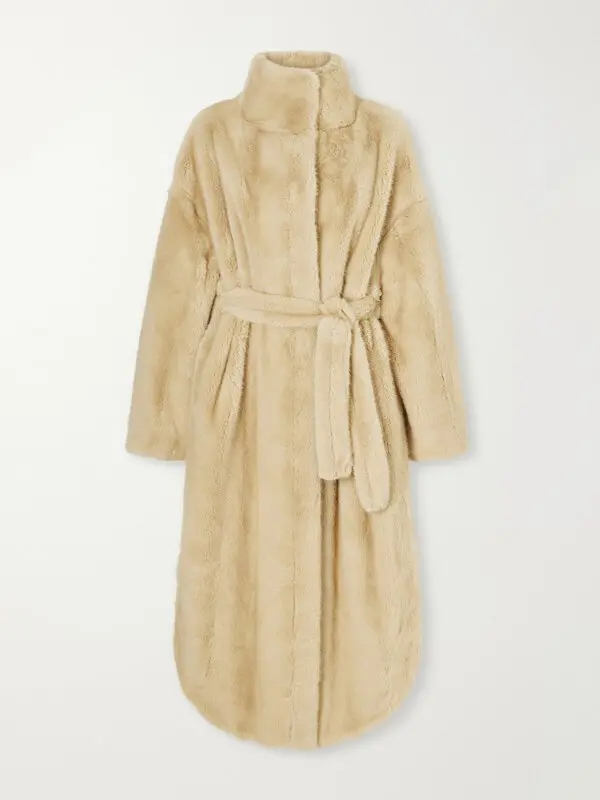 THE FRANKIE SHOP Ravello Plush Coat
